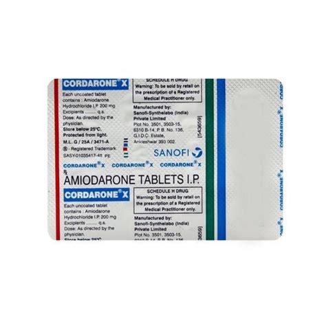 Cordarone 200 Mg Tablet At ₹ 210 Box Amiodarone Tablet In Surat Id