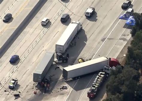 21 Year Old Driver Suspected Of Causing Fiery 10 Freeway Crash Los