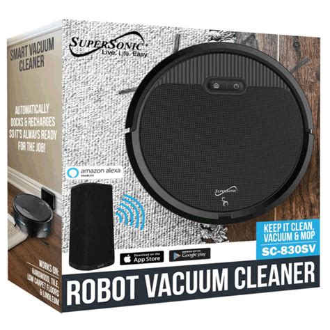 Dropship Supersonic Smart Robot Vacuum Sweep Cleaner With Gyroscope