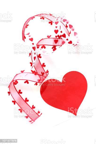 발렌타인 하트 리본 및 심장 인감 귀여운에 대한 스톡 사진 및 기타 이미지 귀여운 기념일 단순함 Istock