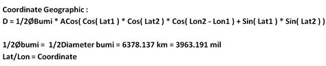 Macro In Excel Calculate Distance Between Coordinates