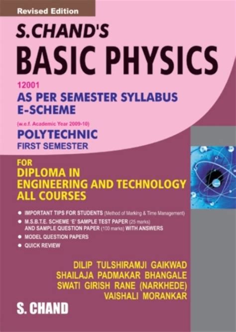 Buy Basic Physics For Polytechnic St Semester MSBTE Book Online At Low Prices In India