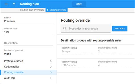 Routing Override PortaOne Documentation January 8th 2025