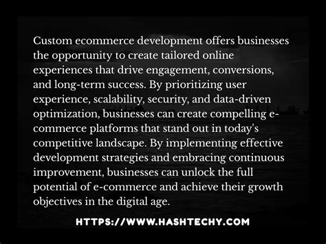 ppt custom ecommerce development strategies powerpoint presentation