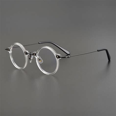 Ben Retro Round Acetate Optical Glasses Frame Nektom Watches