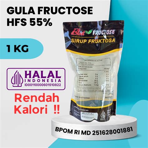 Jual Gula Singkong Cair Premium Gula Fructose 1 Kg Syrup Fruktosa