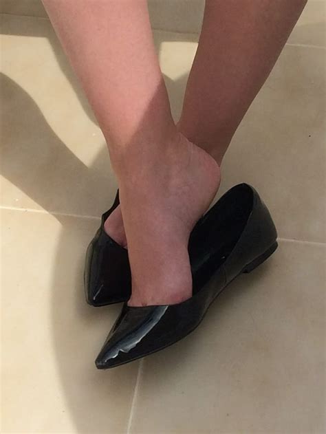 Dangling Ballerina Shoes Flats Sexy Flats Stockings Legs