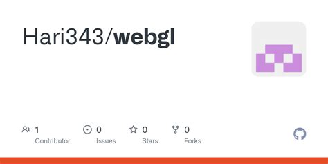 Github Hari343webgl