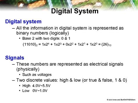 Information Layer Chapter 2 Binary Values And Number
