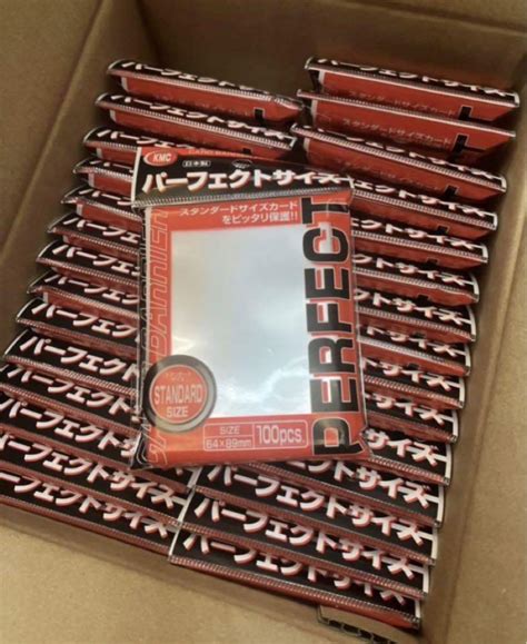 未開封 Kmc カードバリアー パーフェクトサイズ 100枚入 30個セット メルカリ