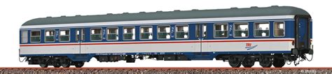 Brawa 46637 German Passenger Coach Bnrz4511 Tri