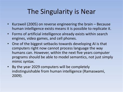Ppt Technological Singularity Powerpoint Presentation Free Download