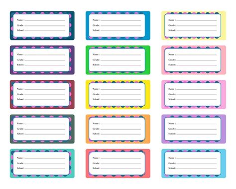 Premium Vector Note Book Name Tag Set