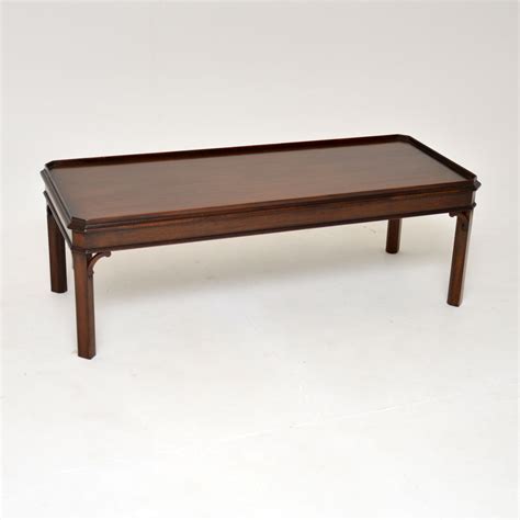Antique Georgian Style Mahogany Coffee Table Marylebone Antiques