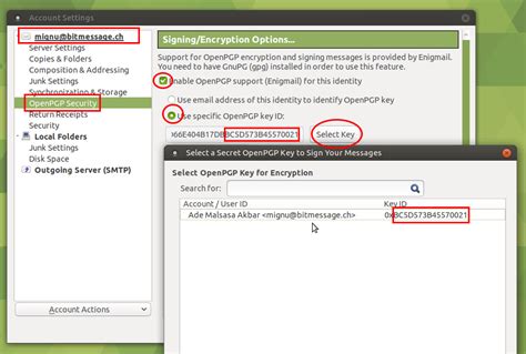 Import And Export Keys In Enigmail