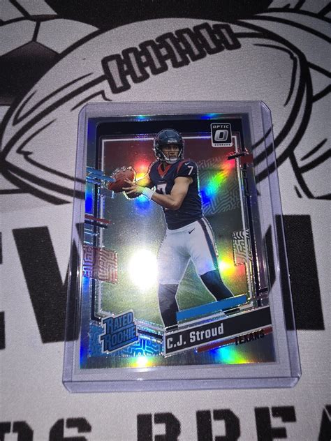 Donruss Optic CJ Stroud Silver Holo Prizm Rated Rookie RC