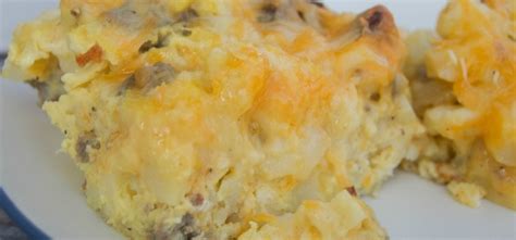 Cheesy Potato Breakfast Casserole • The Diary Of A Real Housewife