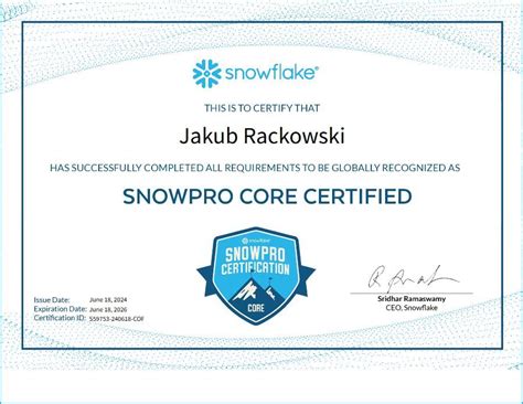 jakub raćkowski on linkedin snowflake snowprocore