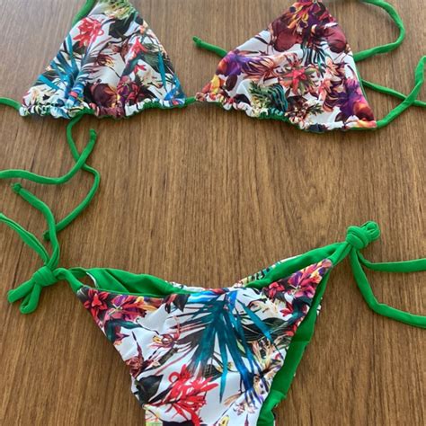 Biquíni Dupla Face Moda Praia Feminina Zoe Nunca Usado 75873895 Enjoei