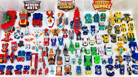 Every Transformers Rescue Bots Toy We Own UPDATE Over 100 Rescue Bots