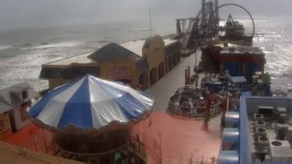 Galveston Galveston Island Historic Pleasure Pier Teksas USA Kamery Internetowe Webcams
