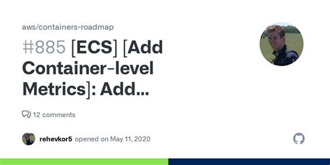 Ecs Add Container Level Metrics Add Container Level Cpu And Memory