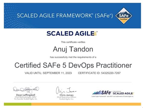 Safe5 Scaledagile Safeagile Safedevops Scaledagileframework