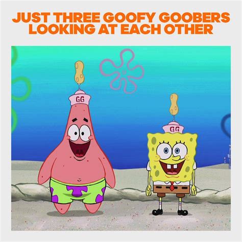 Patrick Star Und Spongebob Schwammkopf Goofy Goobers