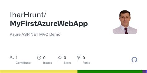 GitHub IharHrunt MyFirstAzureWebApp Azure ASP NET MVC Demo