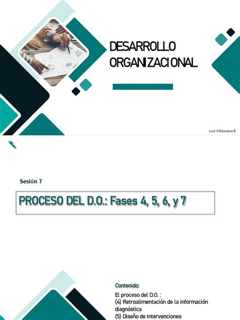 Sesion 7 Do El Proceso Del Do 4 7 Pdf Planificación Gestión De
