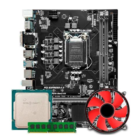 KIT PlacaMe Processador I5 Cooler Ram KaBuM