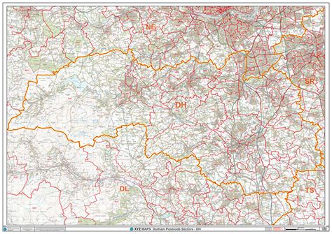Durham Postcode Map Dh Map Logic
