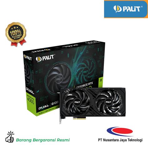 Jual Palit VGA Nvidia GeForce RTX 4060 Dual 8GB 128bit GDDR6 VGA Nvidia