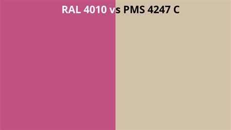 Ral 4010 Vs Pms 4247 C Ral Colour Chart Uk