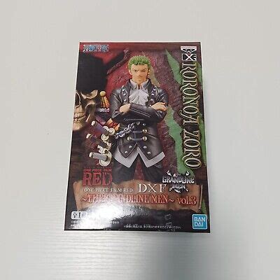 ONE PIECE FILM RED Roronoa Zoro Figure DXF THE GRANDLINE MEN Vol 3 New