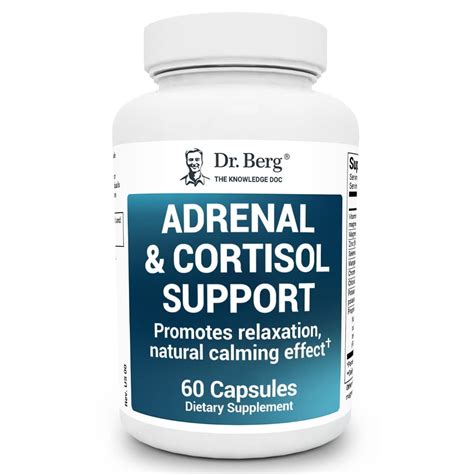 Dr Berg Adrenal And Cortisol Support Cortisol Manager Supplement 60