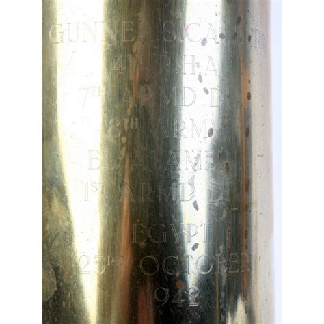 Named Ww1 18 Pdr Shell