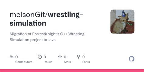 Github Melsongitwrestling Simulation Refactor Of Forrestknights Wresting Simulation Project