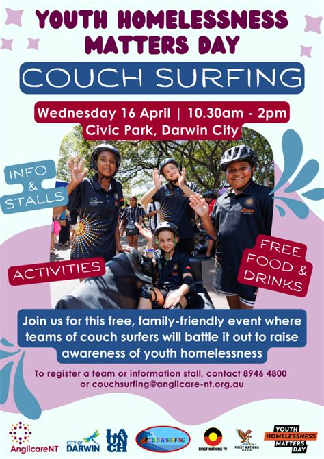 Couch Surfing Raising Awareness Of Youth Homelessness Anglicare Nt
