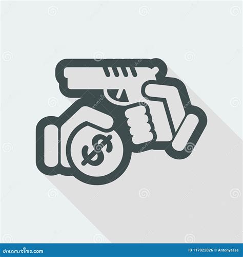 Armed Robbery Stock Vector Illustration Of Criminal 117822826