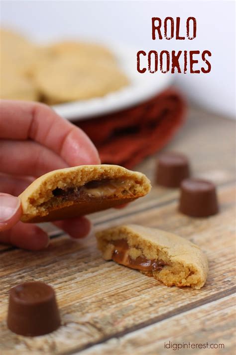 Rolo Peanut Butter Cookies I Dig Pinterest