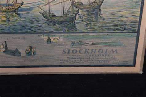SKOLPLANSCHER 2 st Stockholm under Wasatiden 1900 tal Övrigt