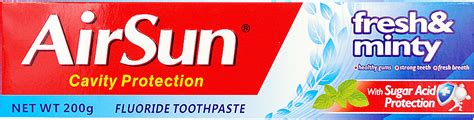 Зубная паста Airsun Fresh & Minty, 200 г - купить по лучшей цене в Prostor