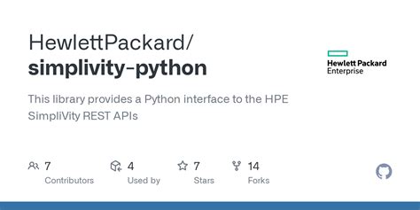 GitHub HewlettPackard Simplivity Python This Library Provides A