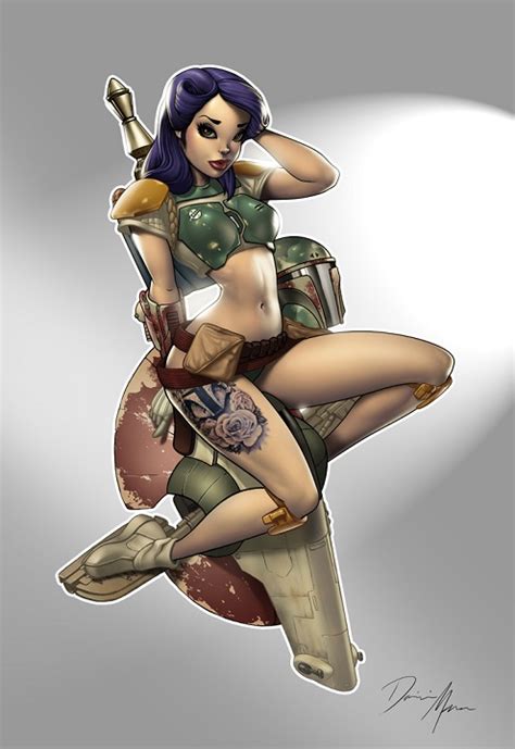 Star Wars Pin Up Art Has Models Showing Some Sexy Star Wars Fashion