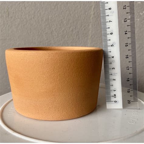 Red Pottery Clay Pot 红陶盆 8 5cmx5cm Shopee Malaysia