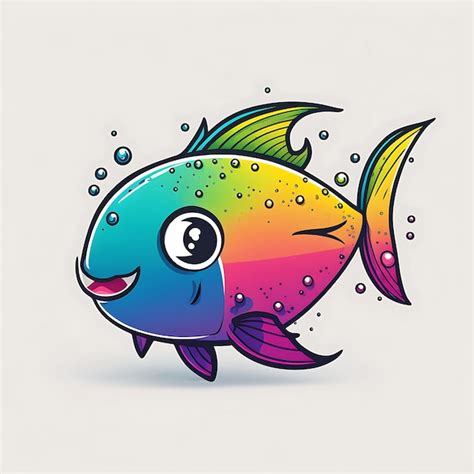 Premium Photo Cute Catfish Colorful Cartoon Vector Art