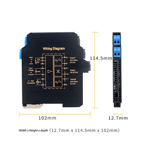 Ultra Thin Signal Isolation Transmitter Current V Grandado