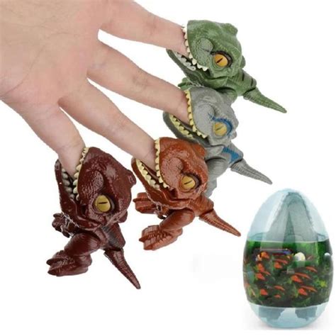 Jouet dinosaure OMABETA Tyrannosaure Jouet à doigt mordant 4