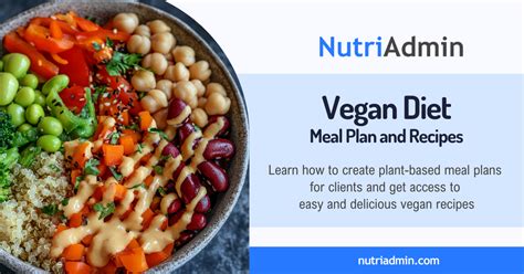Vegan Meal Plan And Easy Recipes Nutriadmin Blog
